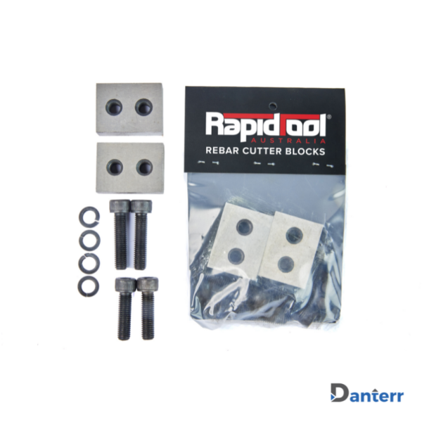 RAPIDTOOL REBAR CUTTER REPLACEMENT CUTTER BLOCK KIT | Danterr